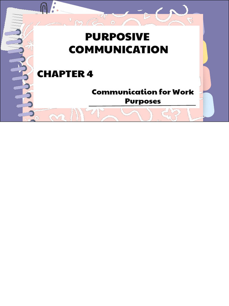Communication For Work Purposes | PDF | Patient Safety | Patient
