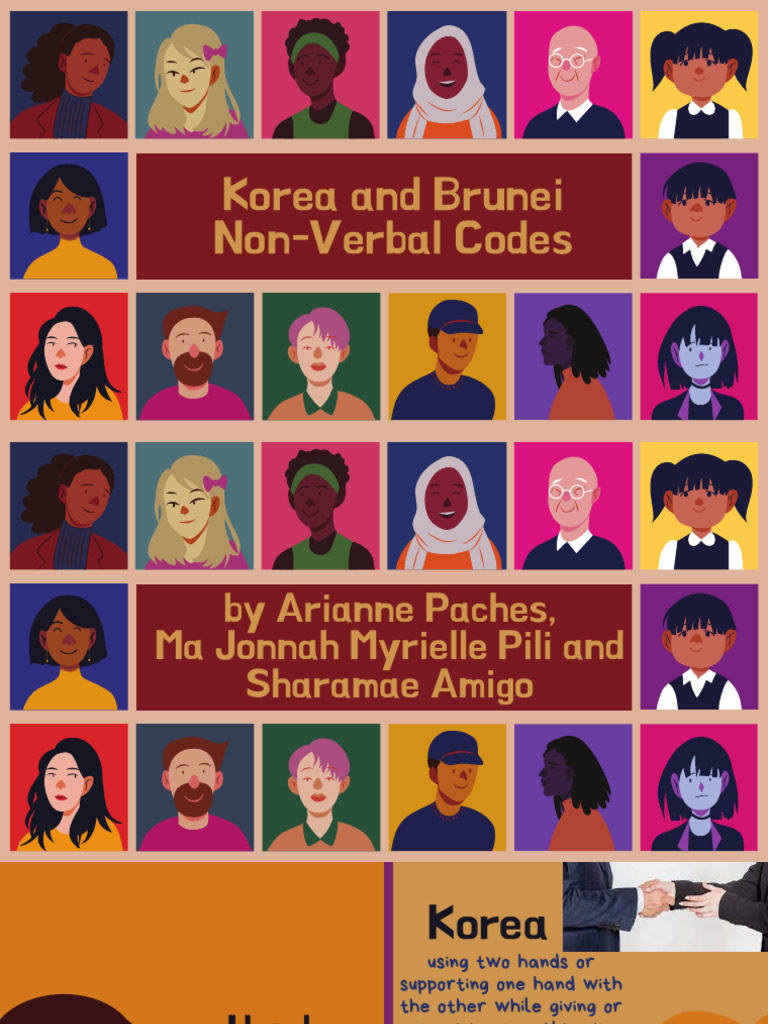 Korea and Brunei Non - Verbal Codes | PDF