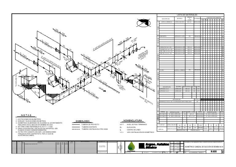 B K 600 Isom Cabezal Succión Tqs 1 2 3 Modelo | PDF