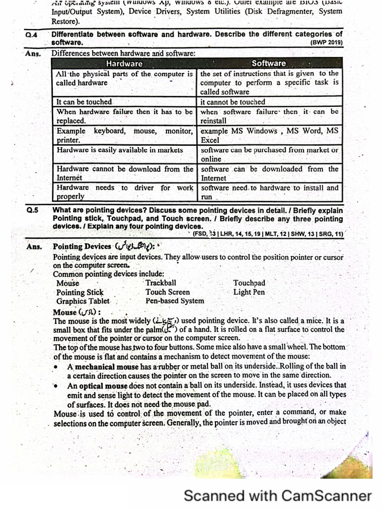 Computer Book Chapter No.01 Acording to PCTB Pakistan | PDF