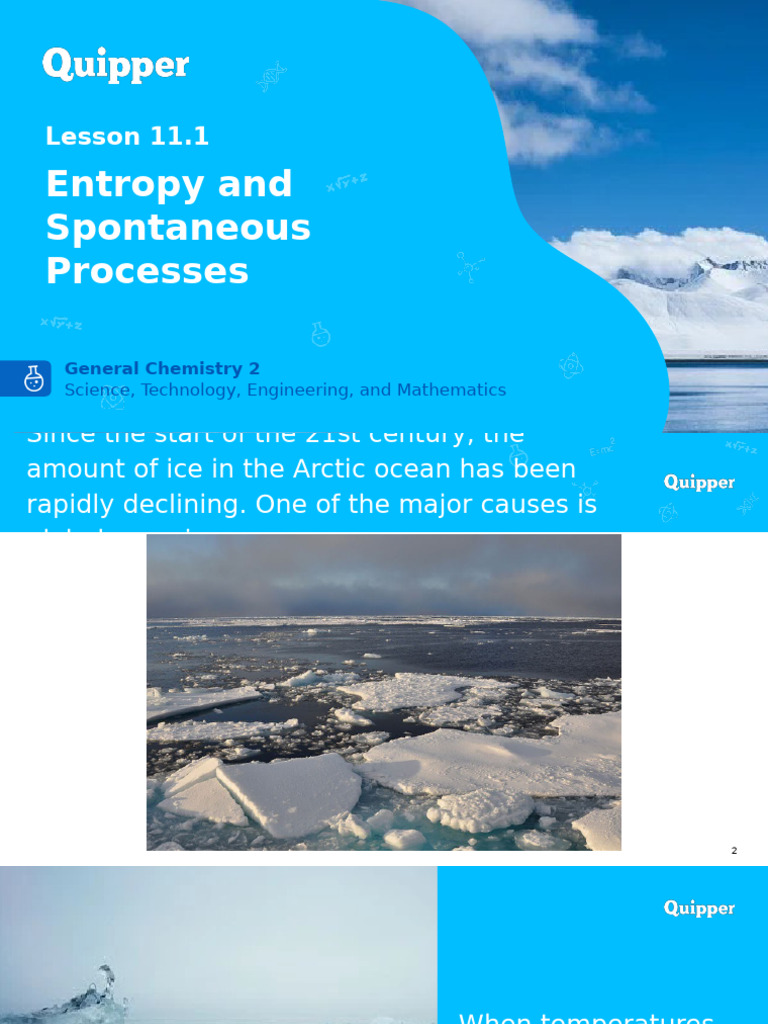 Understanding Entropy and Spontaneity | PDF | Entropy | Gases