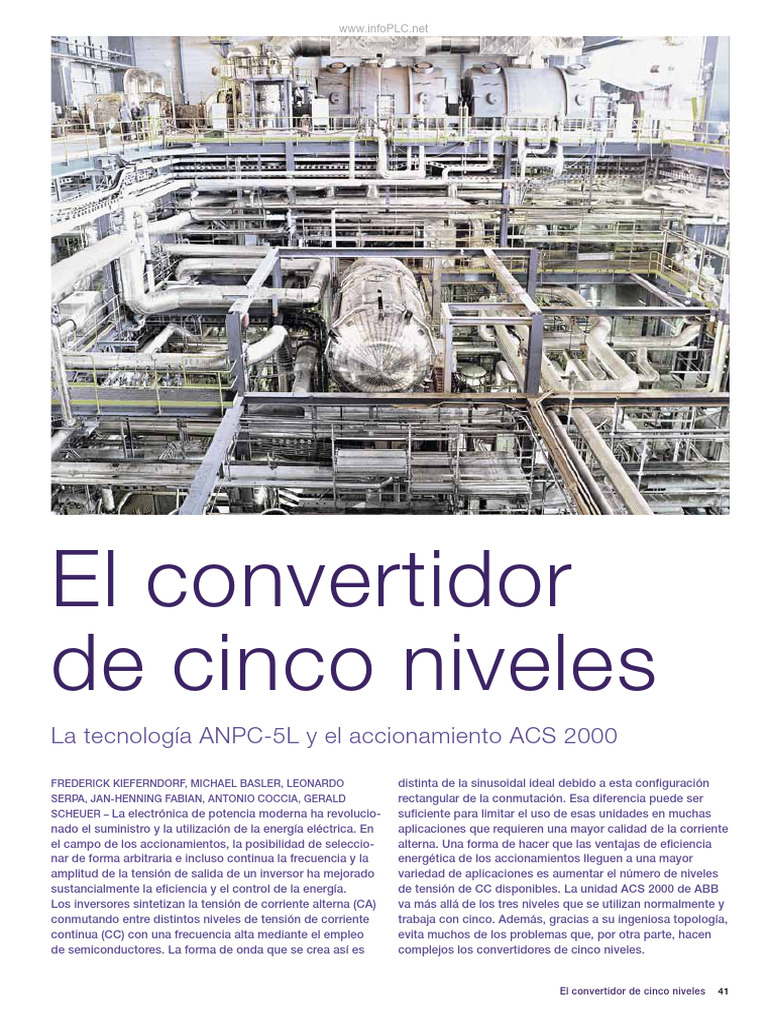 Convertidor de cinco niveles ANPC-5L | PDF | Corriente continua ...