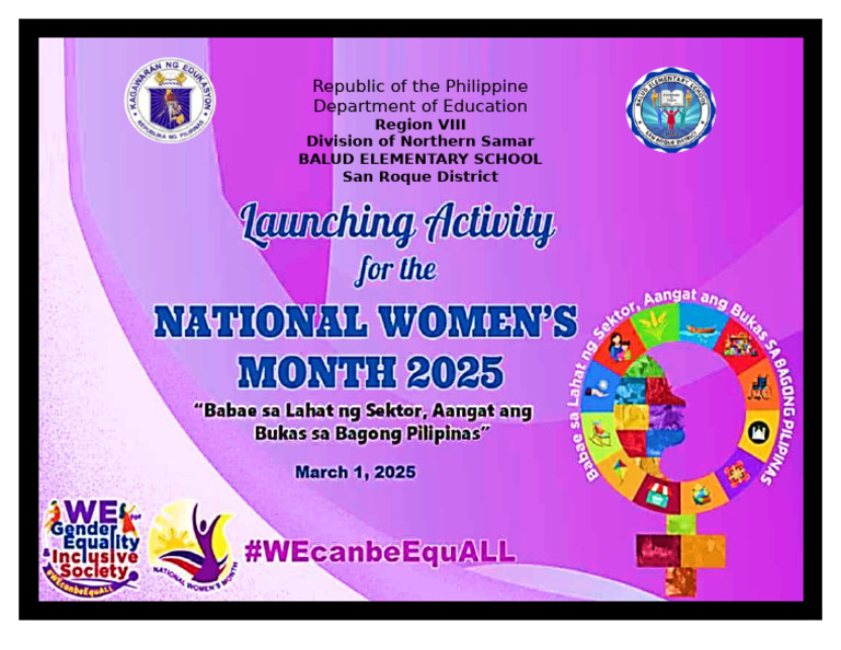 Tarp Launching Womens Month | PDF