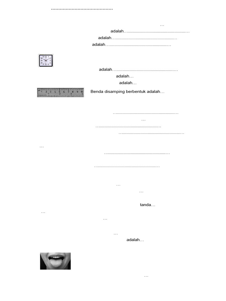 PR Liburan Kelas 1 SD | PDF