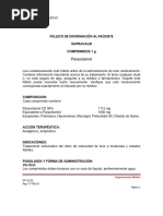 Uso y precauciones de Paracetamol Grip NF | PDF | Hipertensión ...