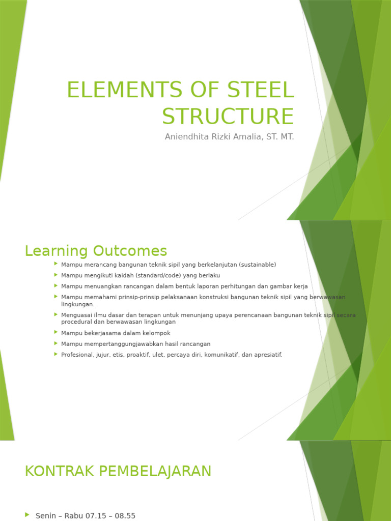 Elemen Struktur Baja-I.overVIEW | PDF | Strength Of Materials ...