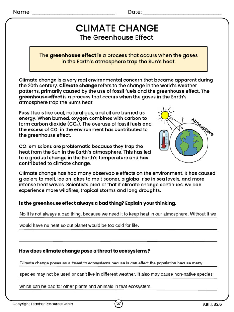 Greenhouse Effect | PDF