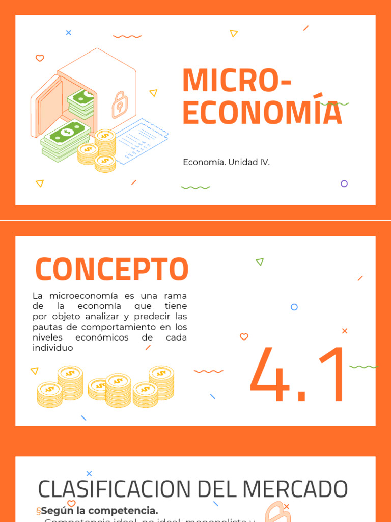 PRESENTACIÓN ECONOMÍA (microeconomía) | PDF | Oferta (economía) | Costo