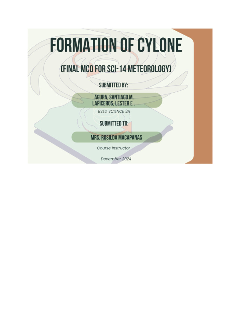 Cyclone | PDF