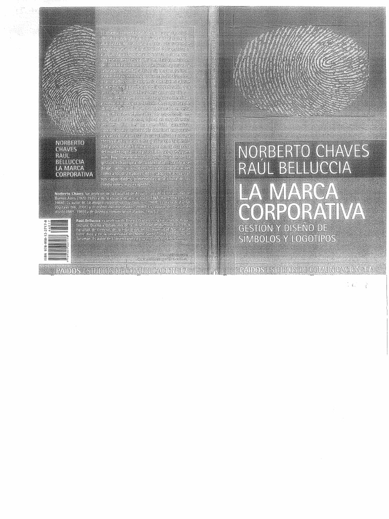 Chaves Norberto y Belluccia Raul La Marca Corporativa Gestion y Diseno ...