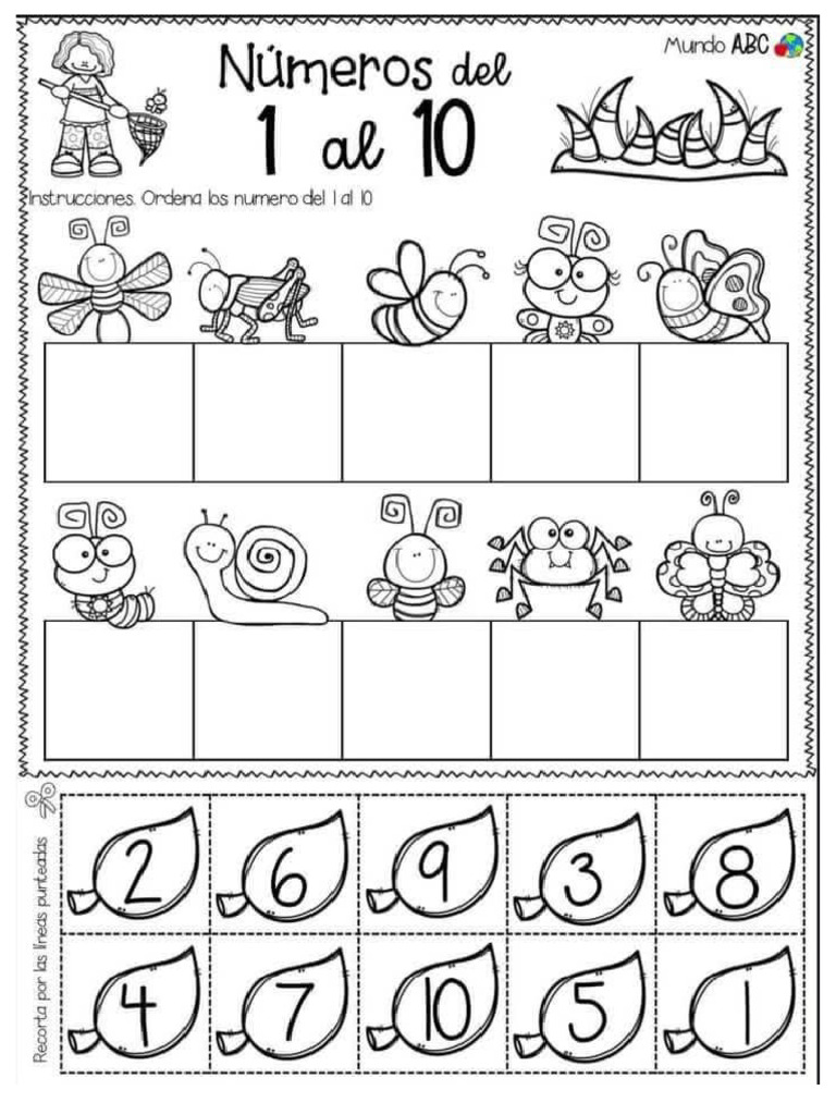 Conteo y Restas de Flores y Animales | PDF