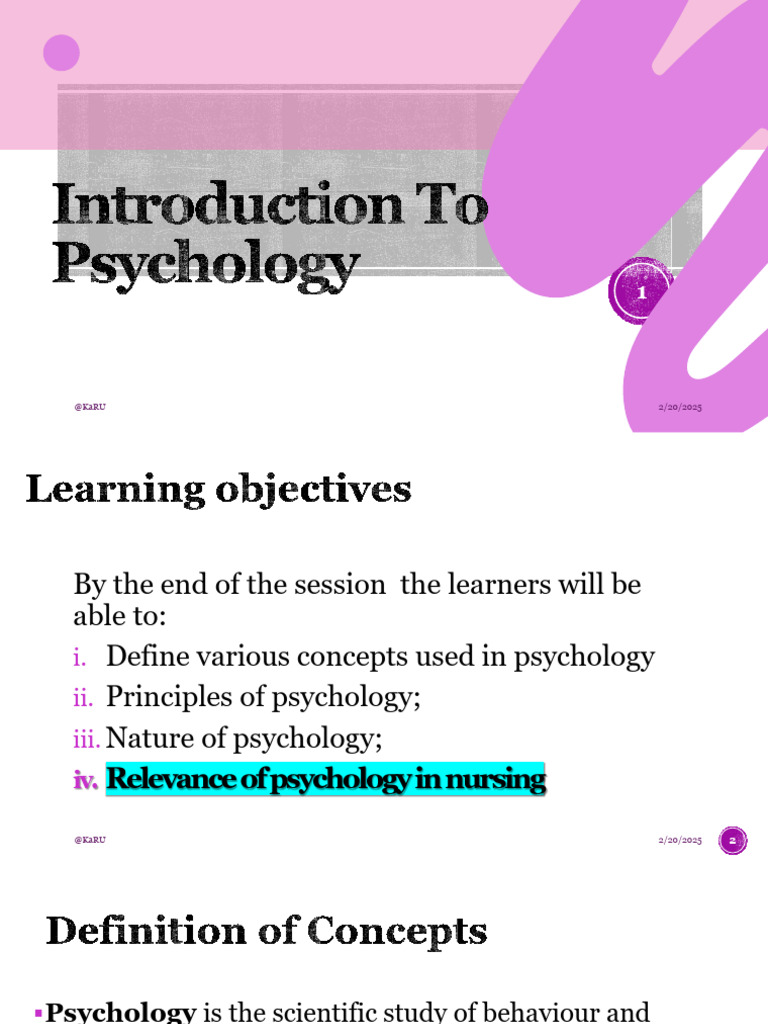 Introduction To Psychology | PDF | Psychology | Liberal Arts Education