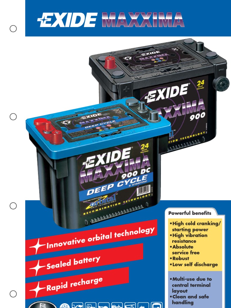 Exide Maxxima | PDF | Vehicles | Electricity
