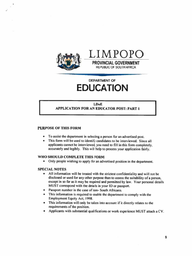 LDoE | PDF