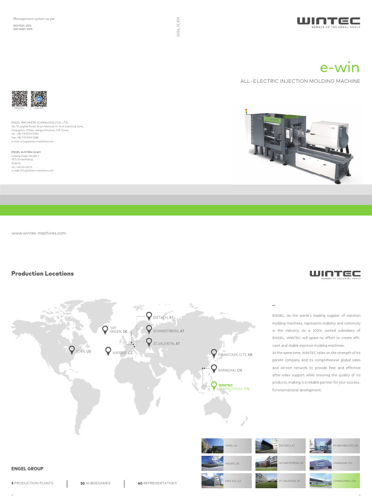 2024-12-03 Wintec Brochure E-Win Pro 202412 en | PDF | Screw ...
