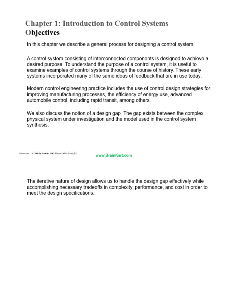 Control Systems Overview and Design | PDF | Control Theory | System