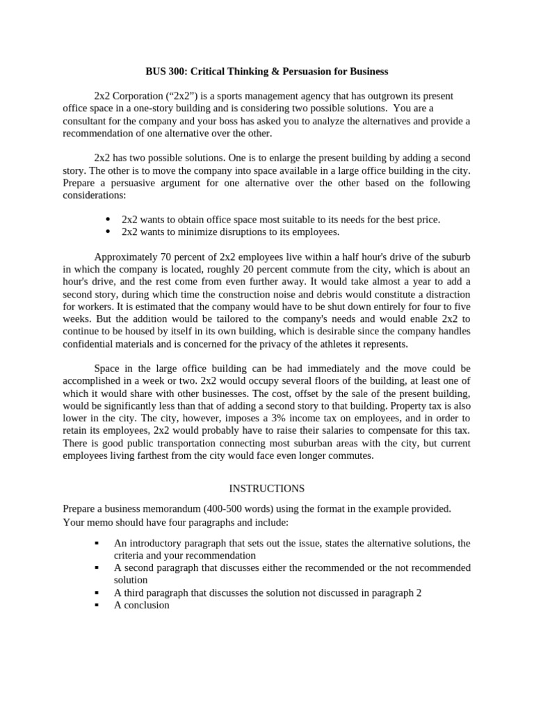 Office Space Solutions for 2x2 Corporation | PDF | Taxes | Economies