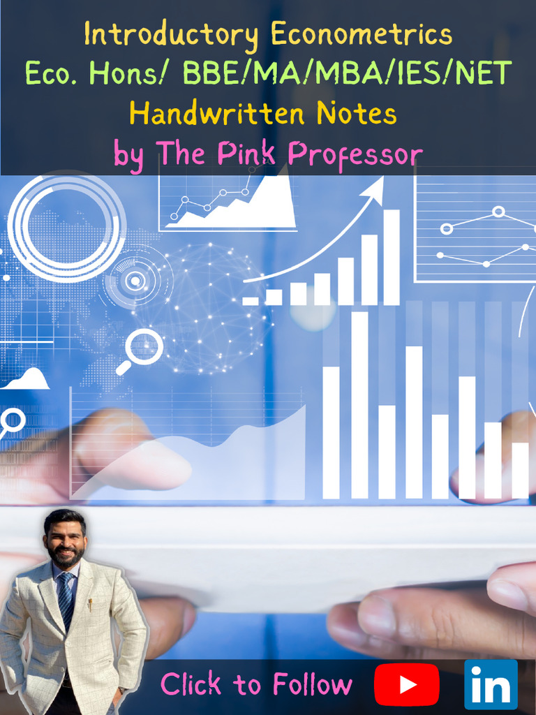 Econometrics Handwritten notes | PDF