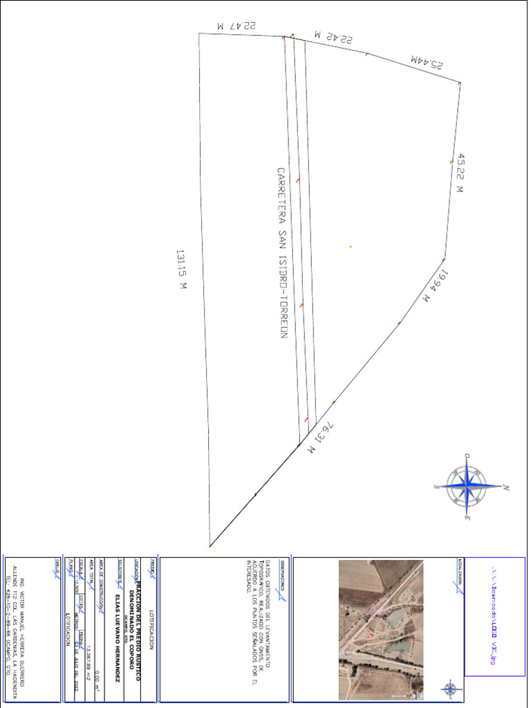 Lotificacion El Coporo Med Gen | PDF