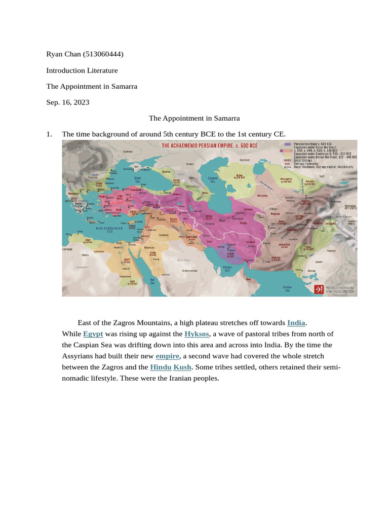 The Appointment in Samarra | PDF