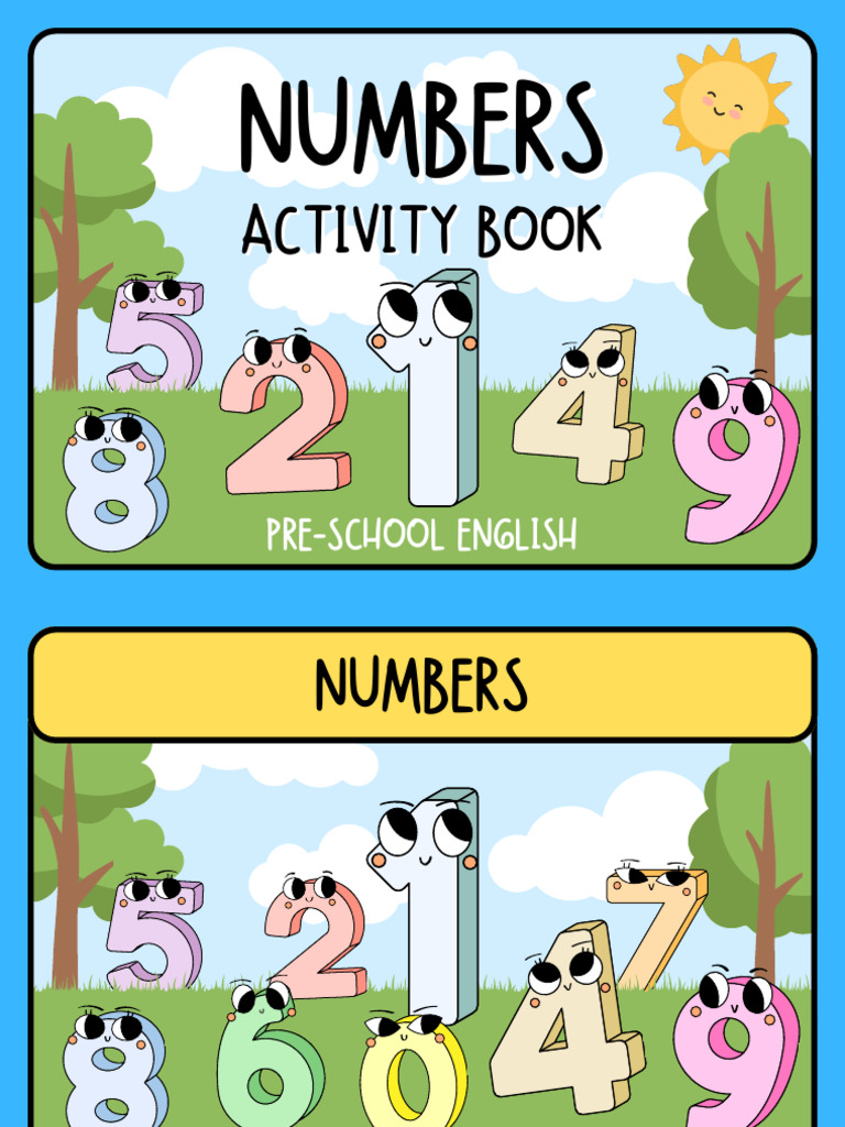 Preschool Numbers Activity Book | PDF
