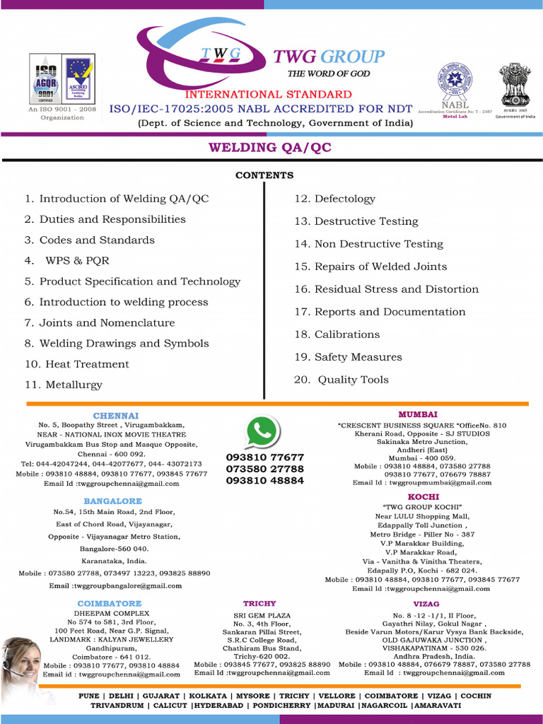 Welding - Qaqc | PDF