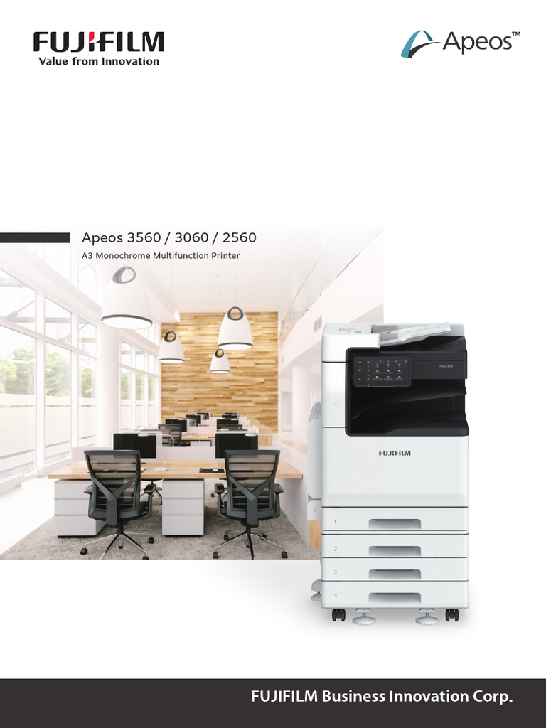 Apeos 2560 Multifunction Printer Overview | PDF | Image Scanner | Fax