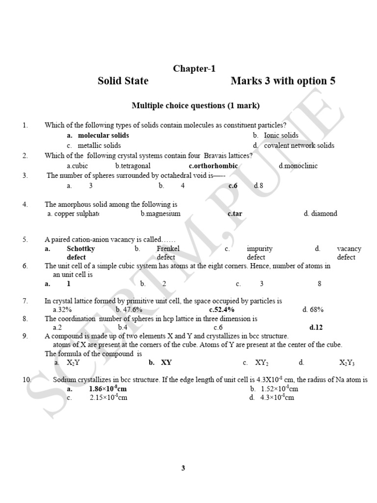 Solid State | PDF | Crystal Structure | Crystal