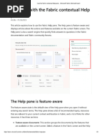 Microsoft Fabric Trial Capacity | PDF