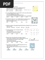 Math Kangaroo 2025 Sample Questions | PDF | Circle | Area