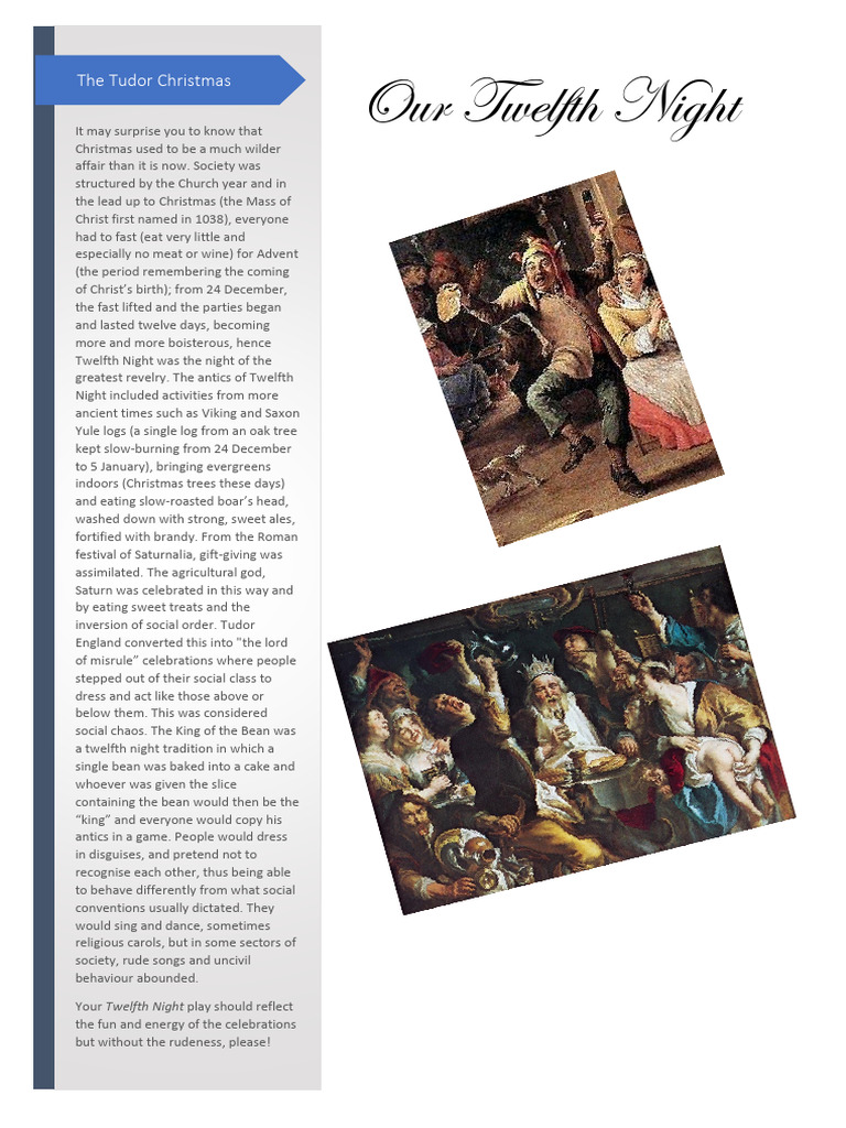 Our Twelfth Night | PDF | Twelfth Night | Christmas