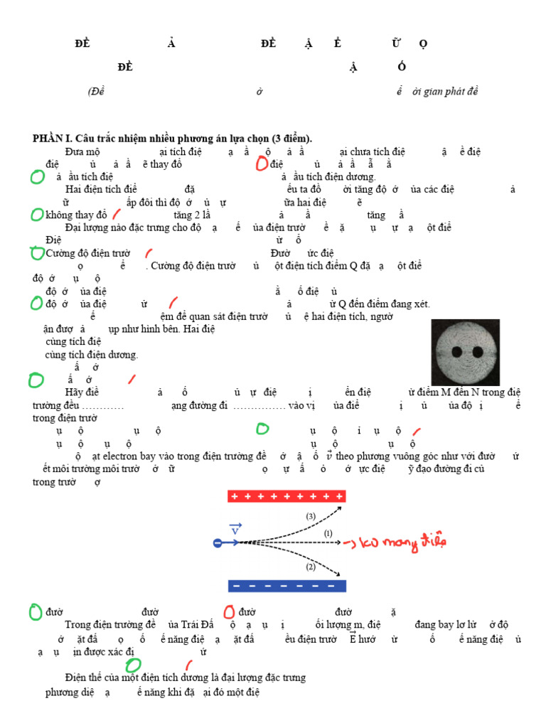 Đề 1 - GK2 Lý 11 - Form 2025 | PDF