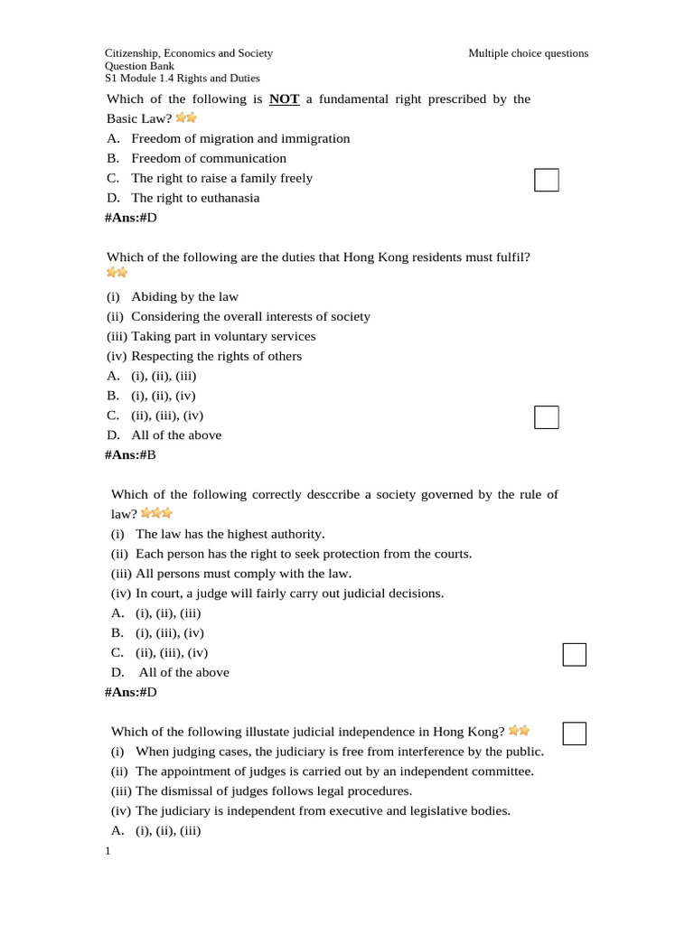 Module 1.4 MC R (4Q) T | PDF
