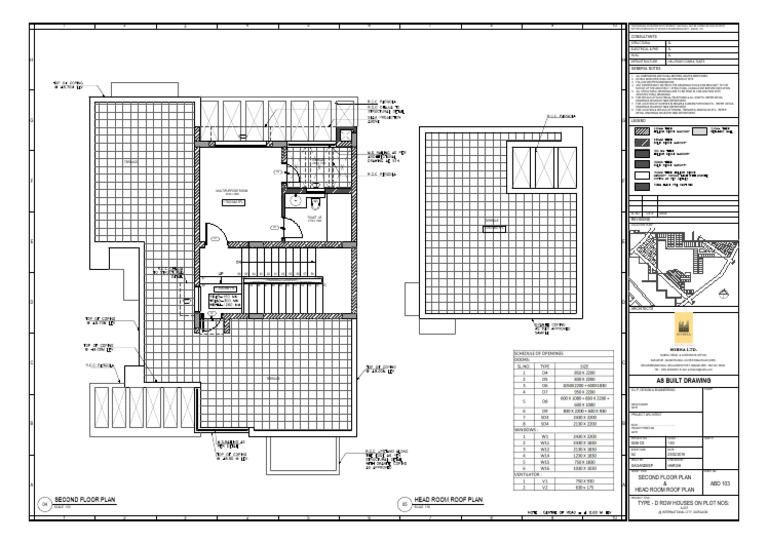 A-007 - Floor Plan - WB - Left R2 - R3-Ae-104 (A2-50) | PDF