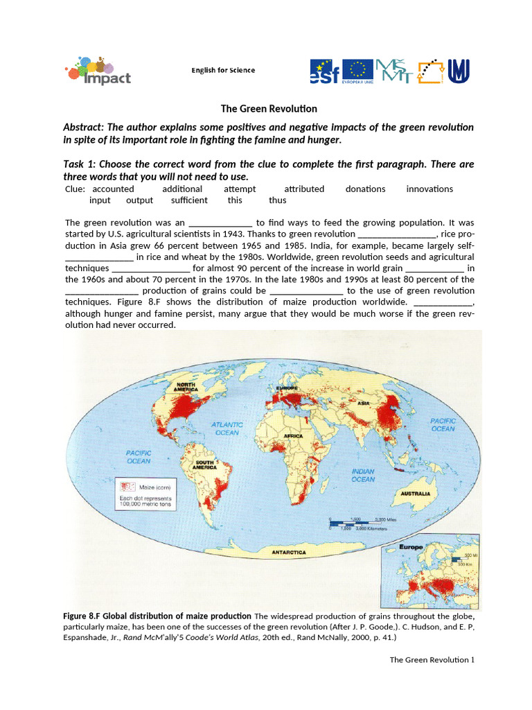 Impacts of Green Revolution Techniques | PDF | Green Revolution ...