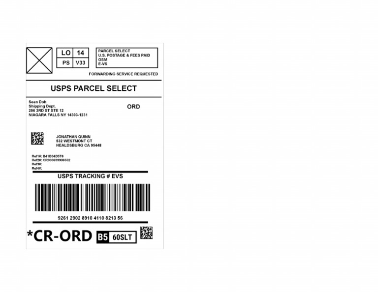 Shipment Label b41b04d5t6 | PDF