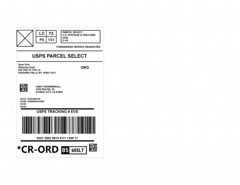 Shipment Label n7s239n7k8 | PDF