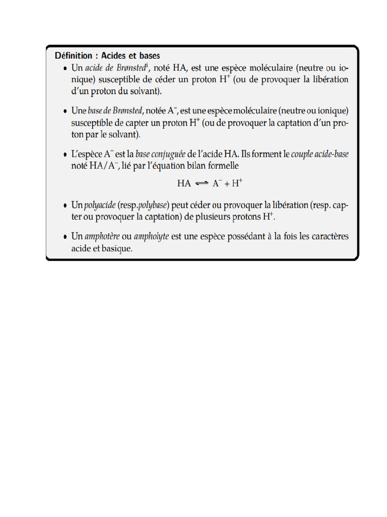 Acide Base | PDF