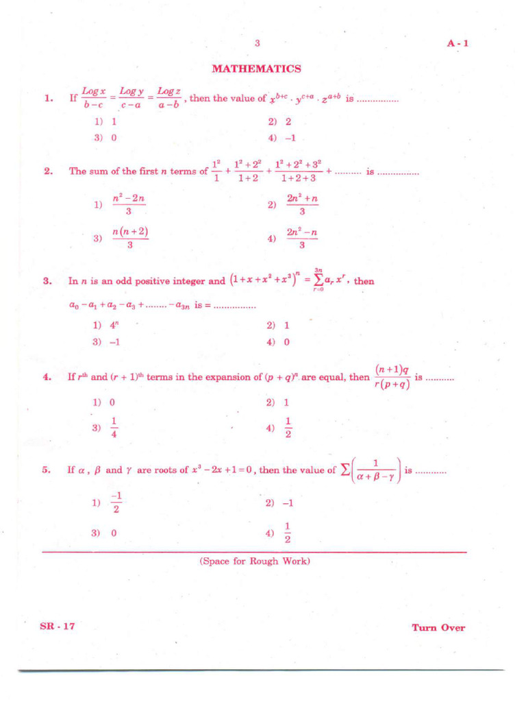 Maths 2011 PDF | PDF