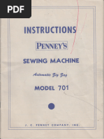 Sewmor 606 Manual | PDF