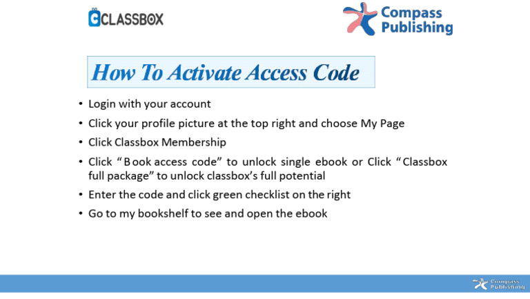 How To Activate Access Code | PDF