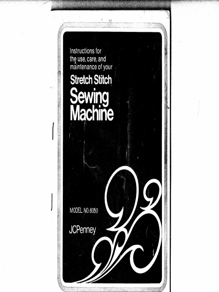 JCPenney 6050 Sewing Machine Instruction Manual | PDF