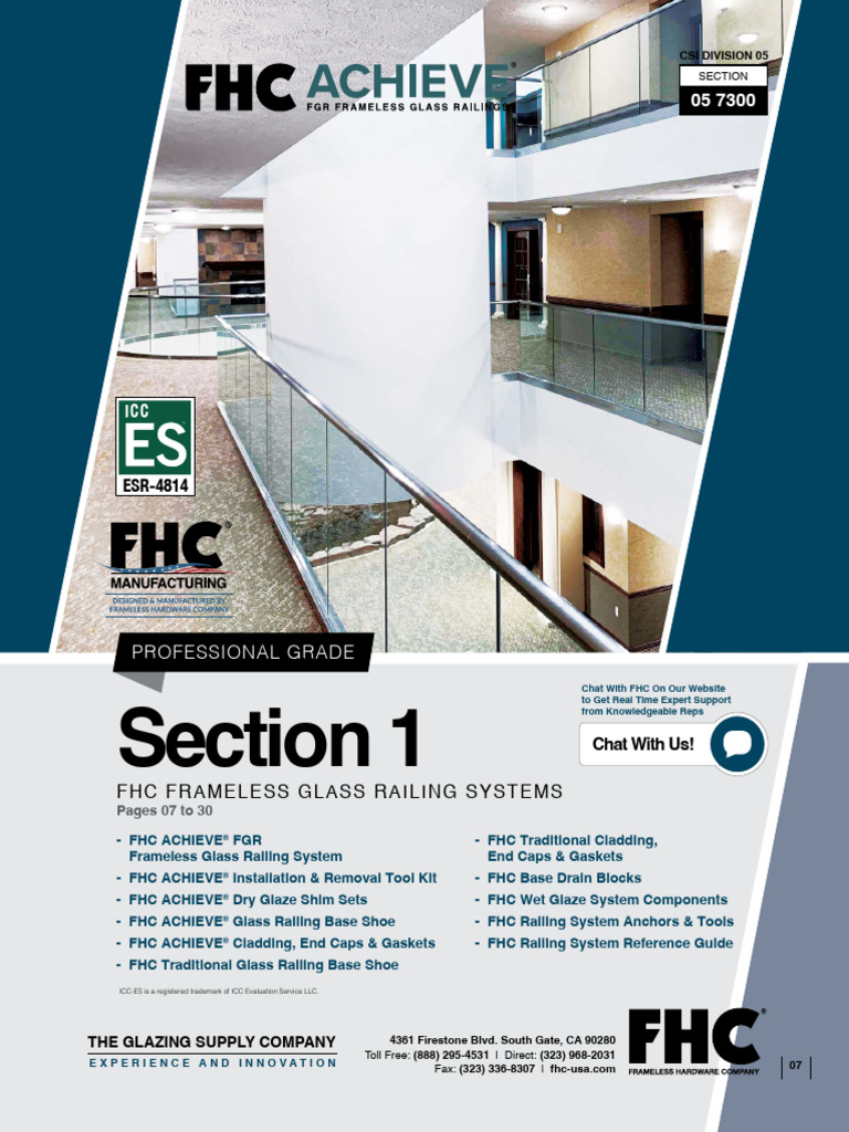 FHC FGR24R Architectural Railing Systems | PDF | Materials