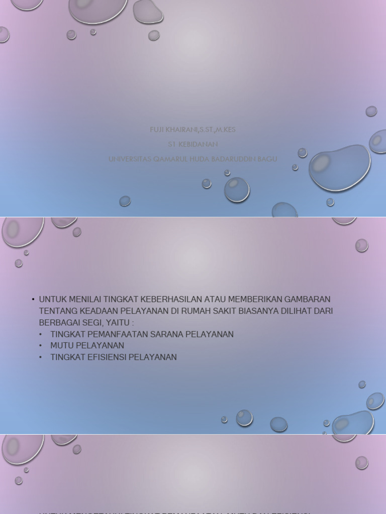 Menghitung BOR, ALVOS, TOI, BTO | PDF