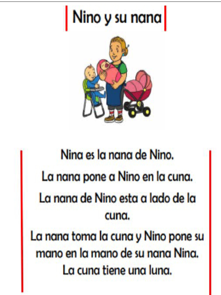 Lectura Nino y Su Nana | PDF