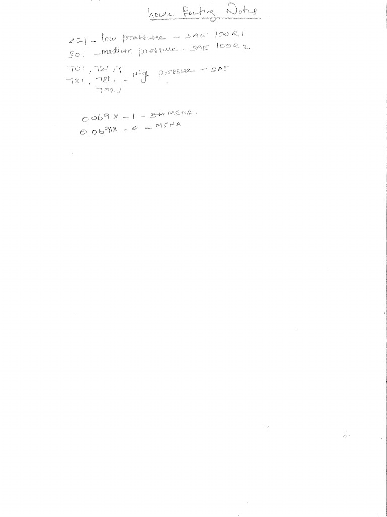 hose routing notes | PDF