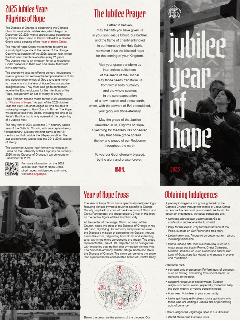 Jubilee Hope Brochure 03 | PDF | Indulgence | Catholic Church