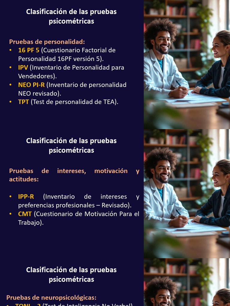 Clasificación de Las Pruebas | PDF