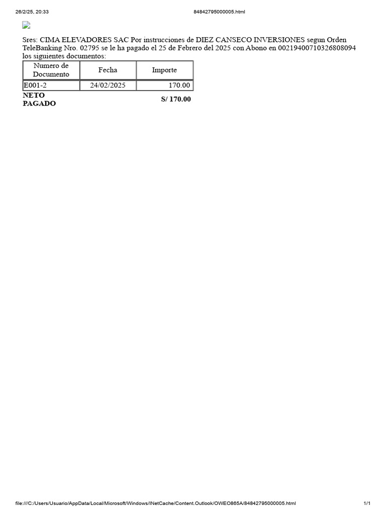 Cima Elevadores FT2 | PDF