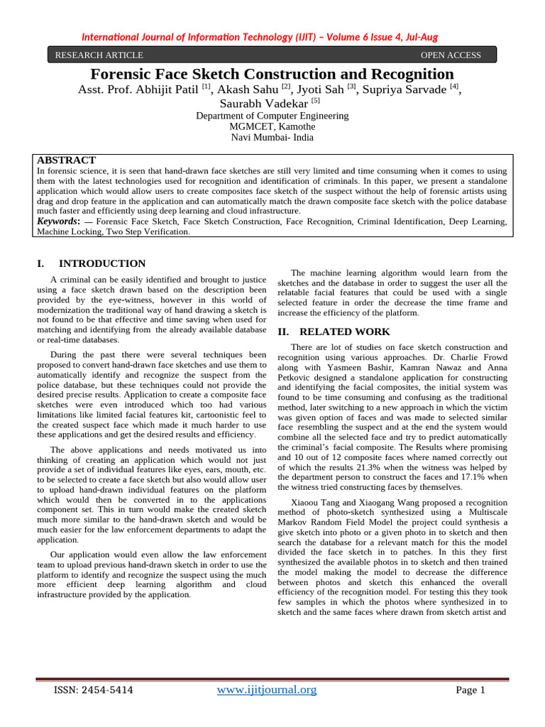 Forensic_Face_Sketch_Construction_and_Re | PDF | Databases | Computing